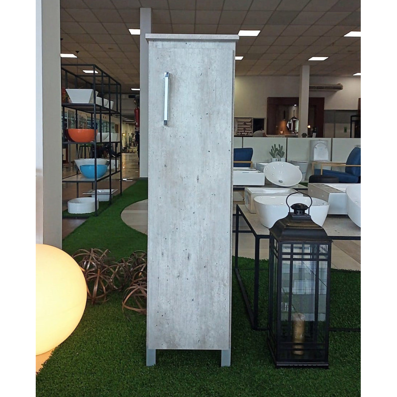 Placard Nórdica - JC - 140x35x35cm - Concreto