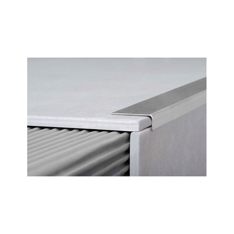 Guardacanto acero inoxidable Esm ángulo 19.5mm x 19.5mm x 2.50m