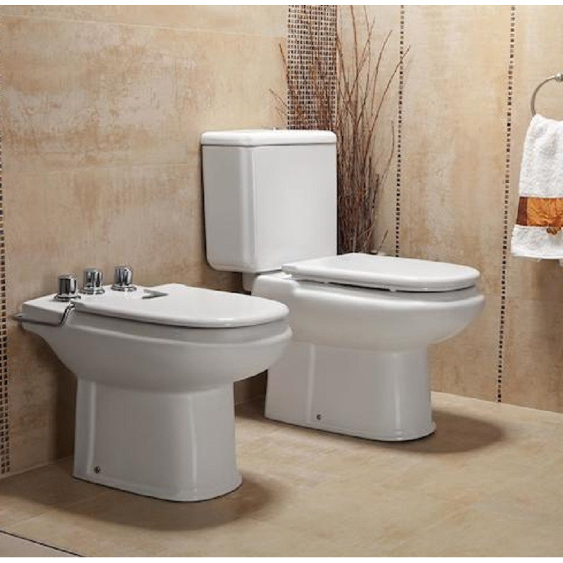 Roca dama inodoro corto blanco (Incluye elemento de fijación)