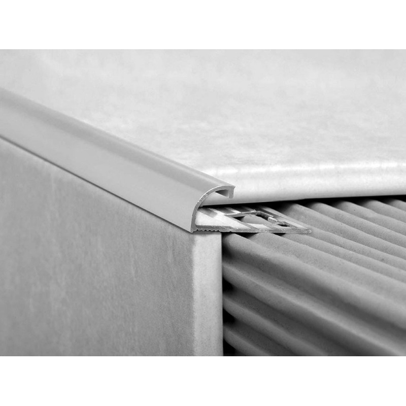 Guardacanto aluminio cromado deluxe 10mmx2.50m